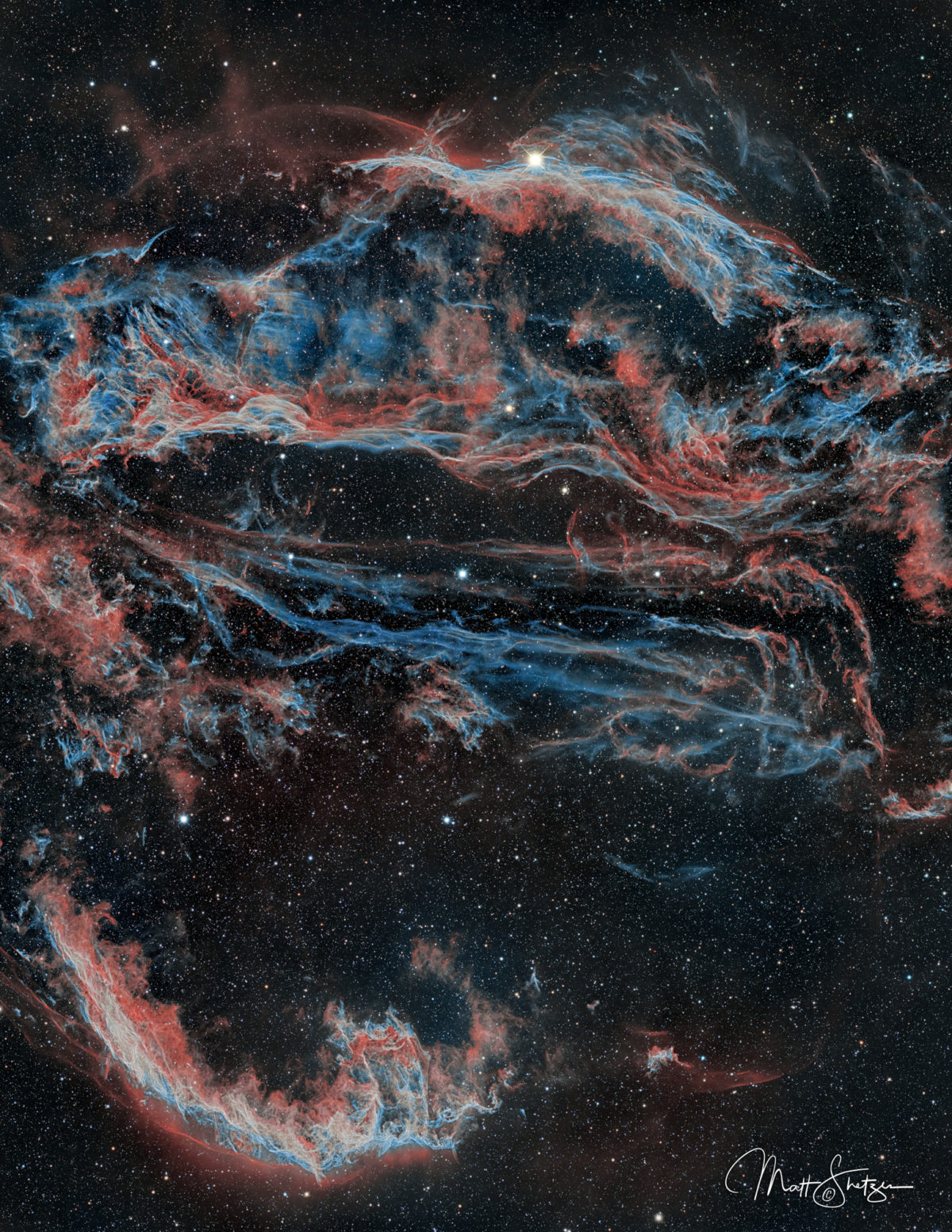Veil Nebula - NGC 6960 - Shetzers Photography